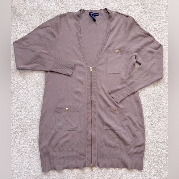 Boston Proper | Sweaters | Boston Proper Zip Front Cardigan | Poshmark